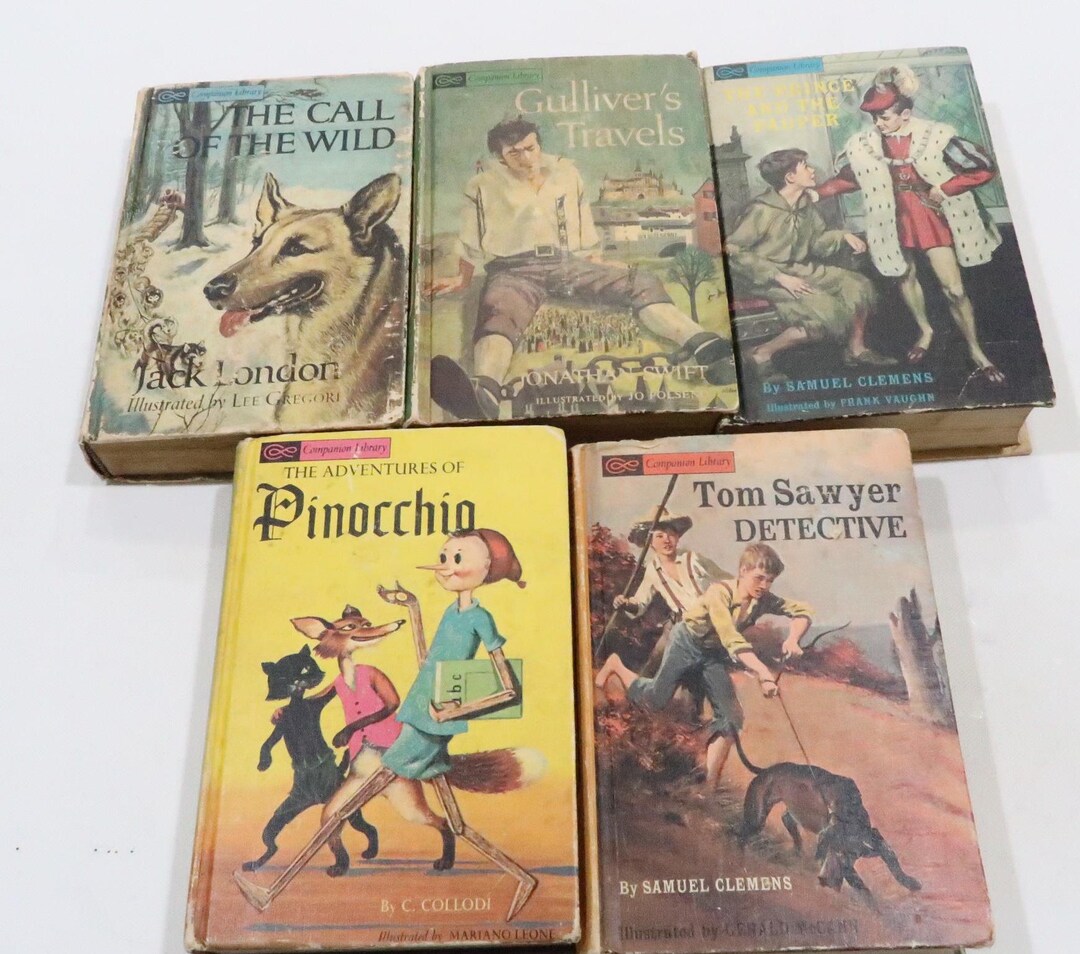 1960s the Companion Library Book Set of 5 Books Containing 2 Books Each ...