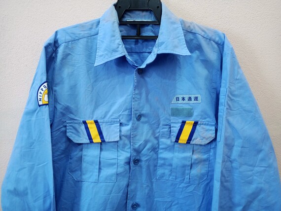 Vintage Nippon Express Global Logistics Service Blue … - Gem