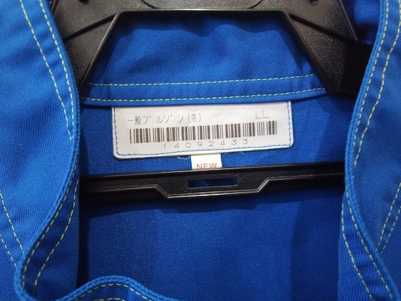 Vintage Nippon Express Blue Worker Uniform Large Jack… - Gem