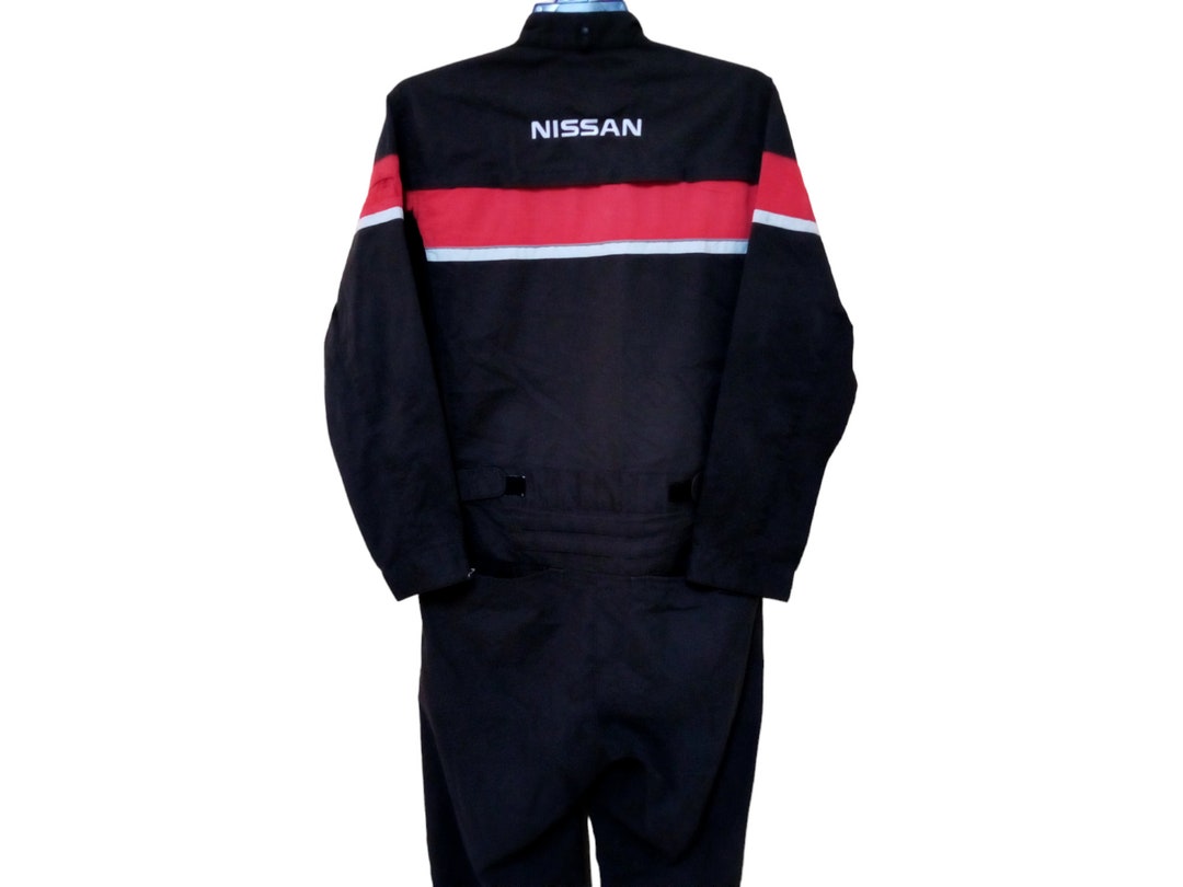 Vintage Nissan Sport Car Racing Team Overall Coveralls Motorsport Car ...