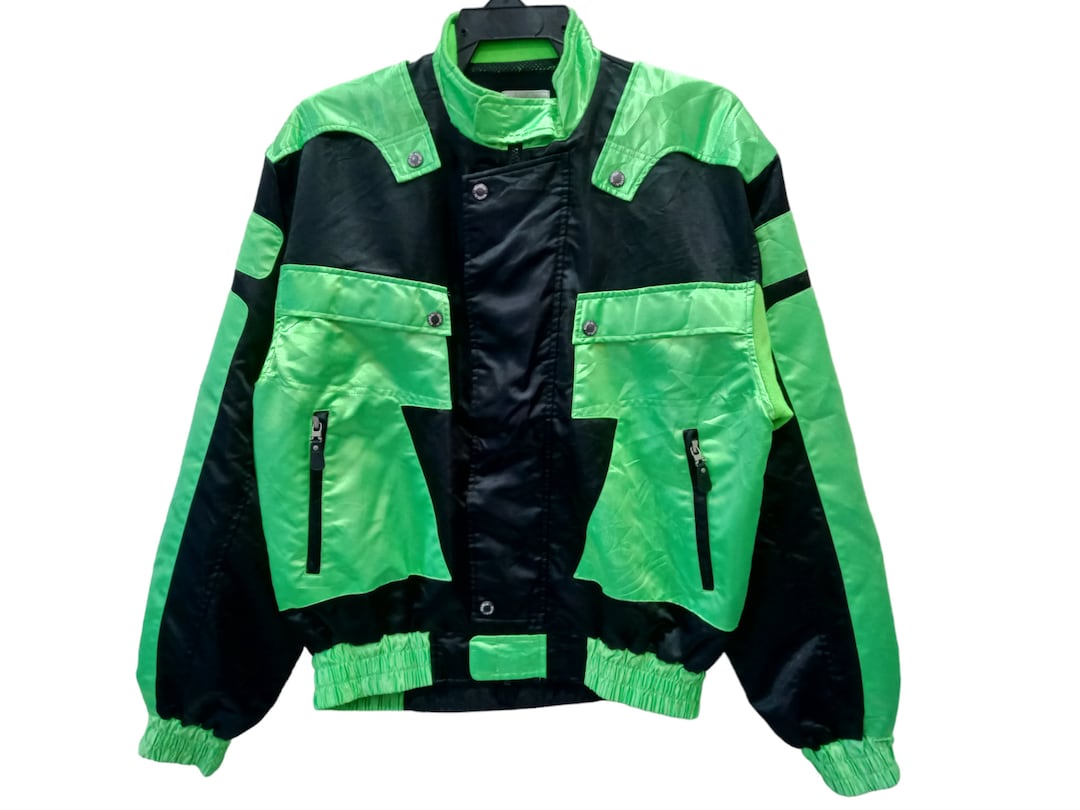 Vintage 90's Nankai Motorcycle Multicolor Large Jacket Nankai Bike ...