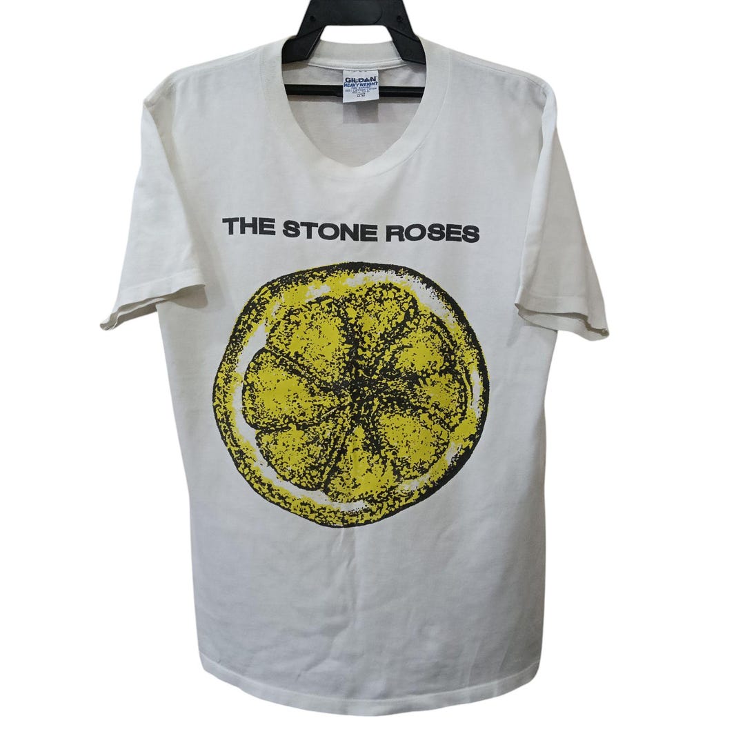 Vintage 90's the Stone Roses Band White Medium T Shirt Stone Roses ...