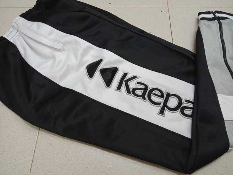 Vintage KAEPA Track Pants Kaepa Sport Pants Large Kaepa Spellout Stripe ...