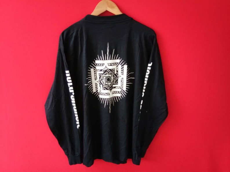 Vintage 90's KULA SHAKER English Psychedelic Rock Band Black Xlarge T ...