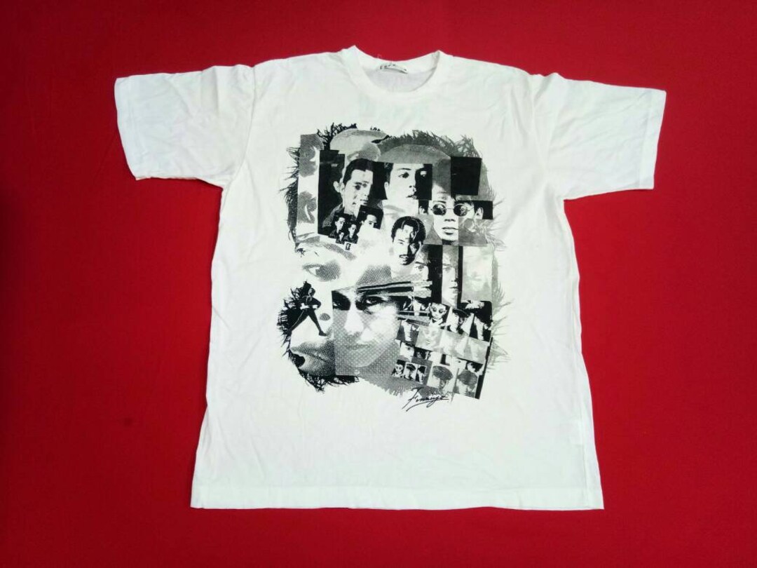 Vintage 80's the Checkers 80s Japanese Band Japan Pop Icon Medium White ...
