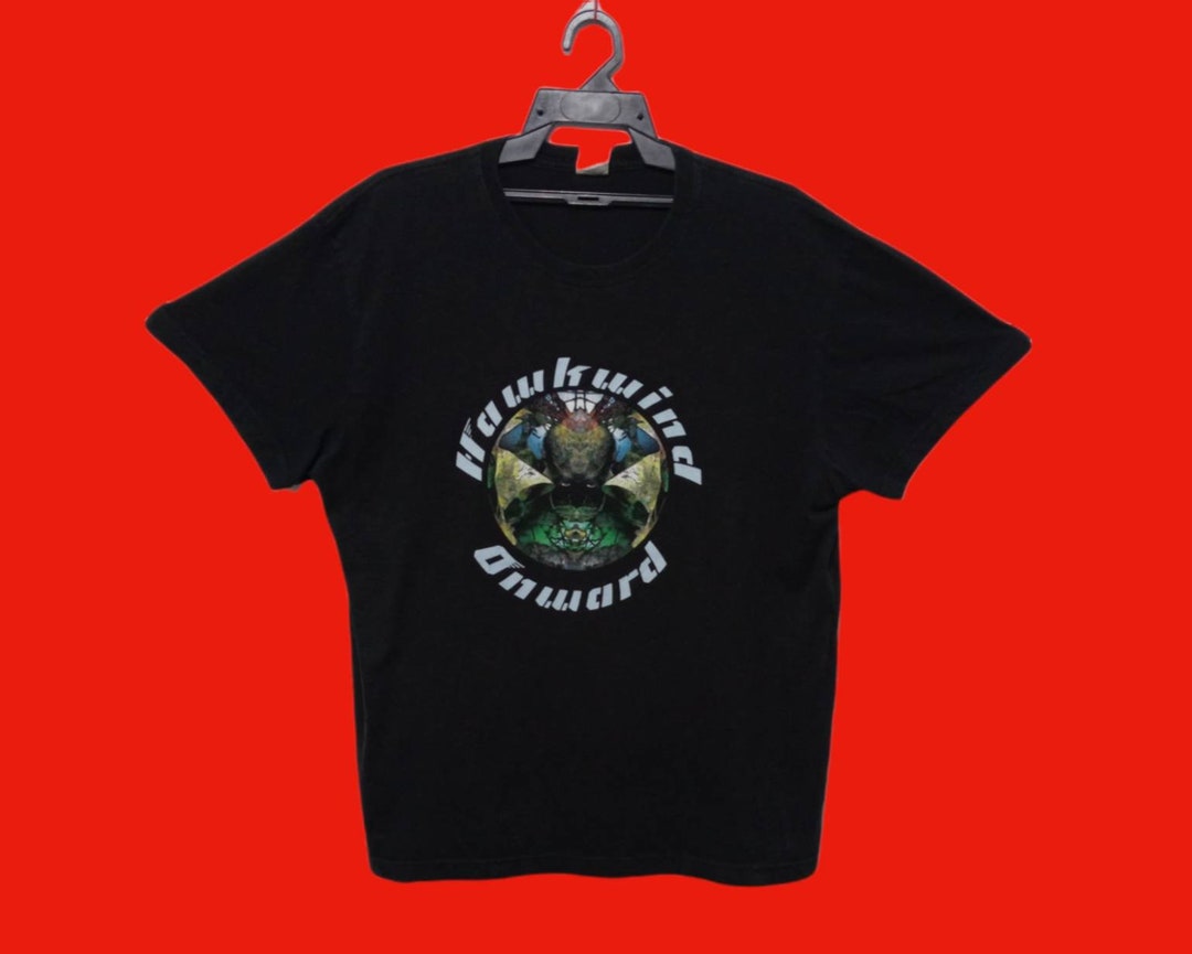 Vintage Hawkwind English Rock Band Onward Album Black Xlarge T Shirt ...