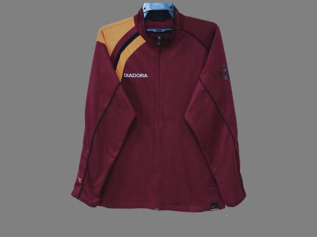 Vintage Diadora Track Top Large Diadora Sportswear Zipper Jacket 90s ...