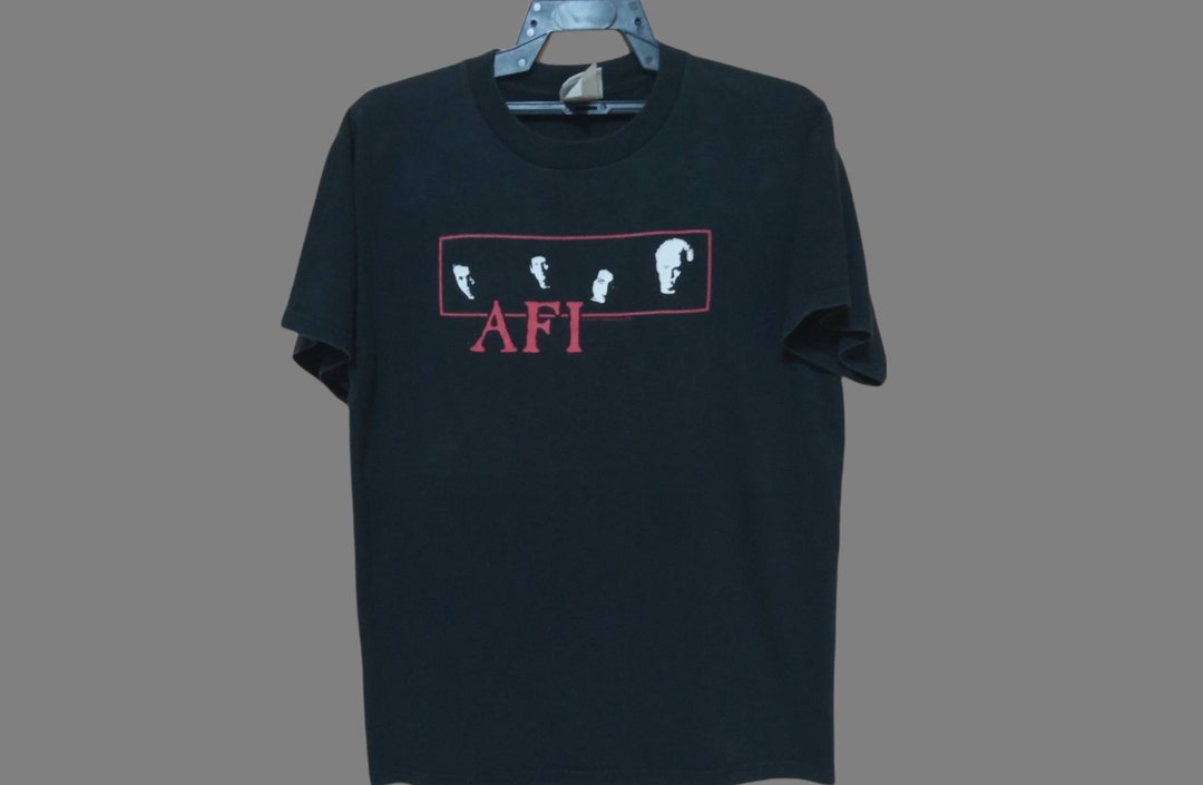 Vintage AFI American Rock Band Black Medium T Shirt Music Emo - Etsy