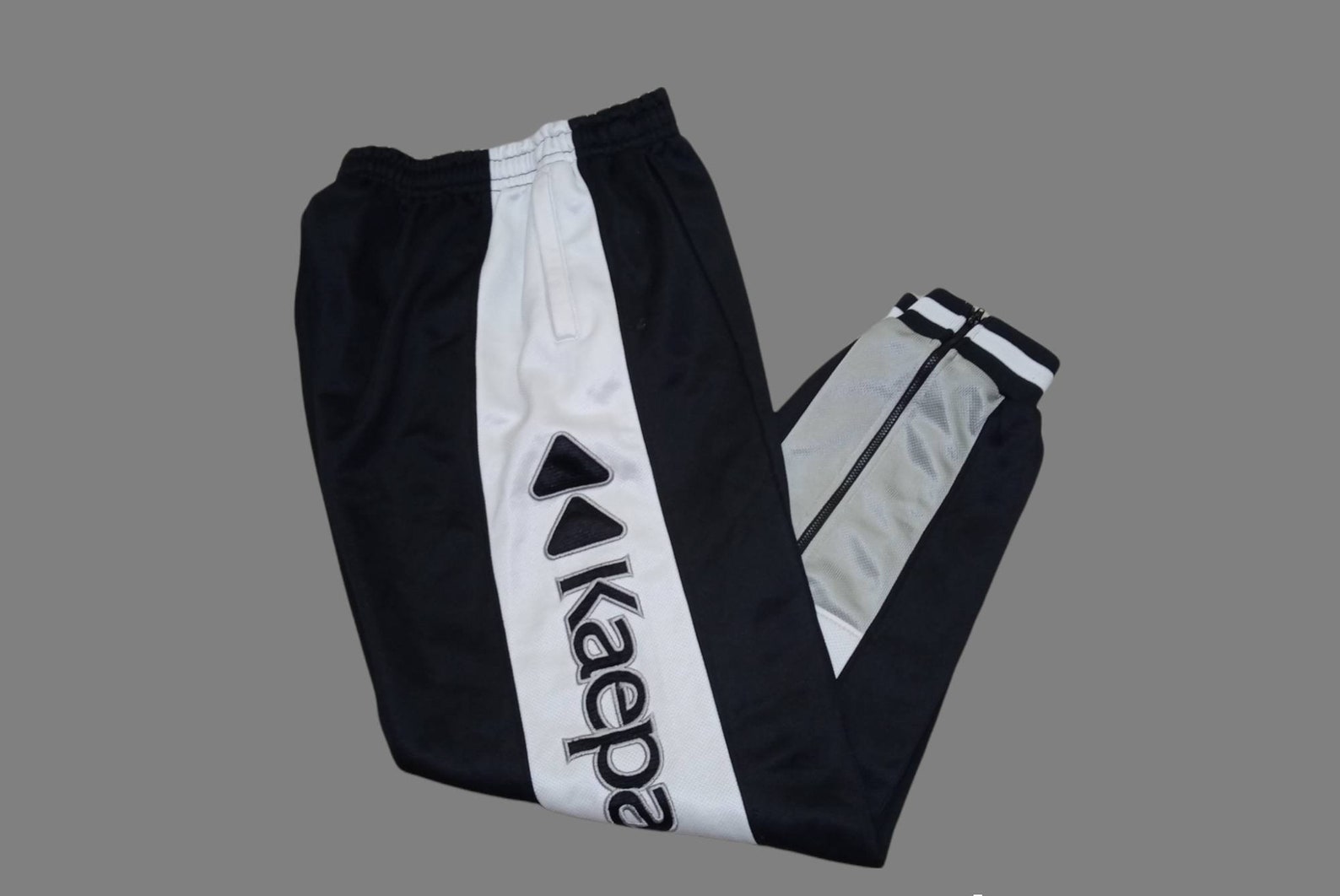 Vintage KAEPA Track Pants Kaepa Sport Pants Large Kaepa Spellout Stripe ...