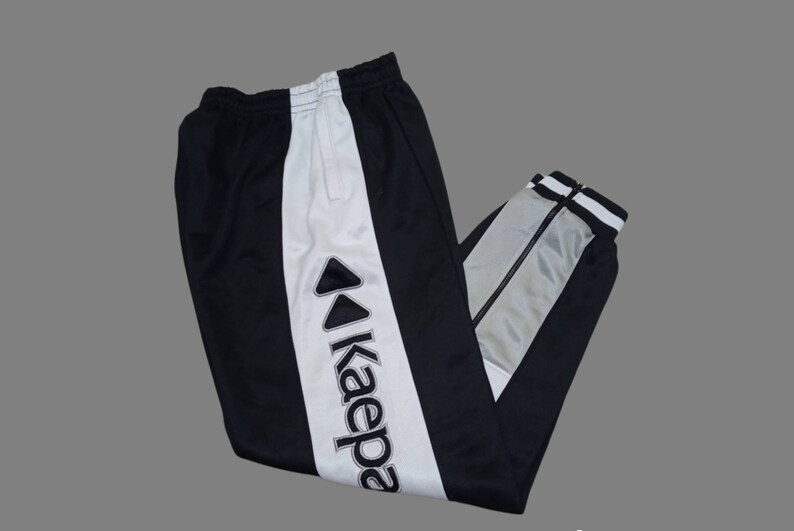 Vintage KAEPA Track Pants Kaepa Sport Pants Large Kaepa Spellout Stripe ...