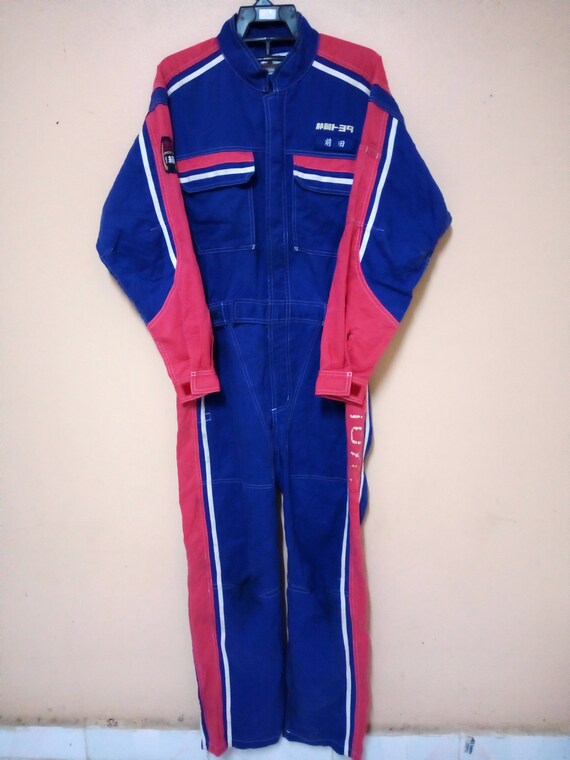 Vintage Toyota Sport Car Racing Team Overall Coverall… - Gem