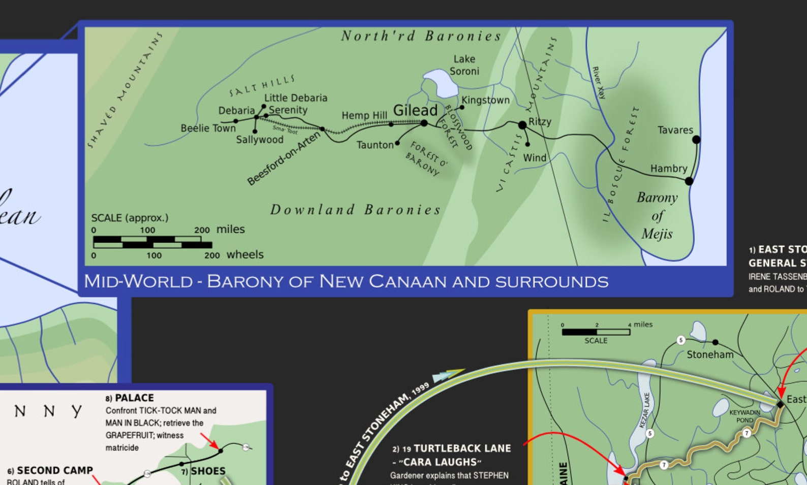 Maps of Mid-world and the Multiple Americas - High Resolution Poster - Etsy