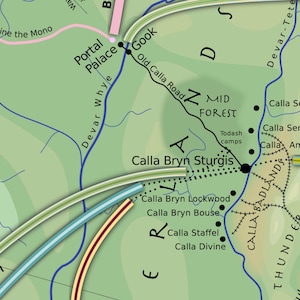 Maps of Mid-world and the Multiple Americas - High Resolution Poster - Etsy