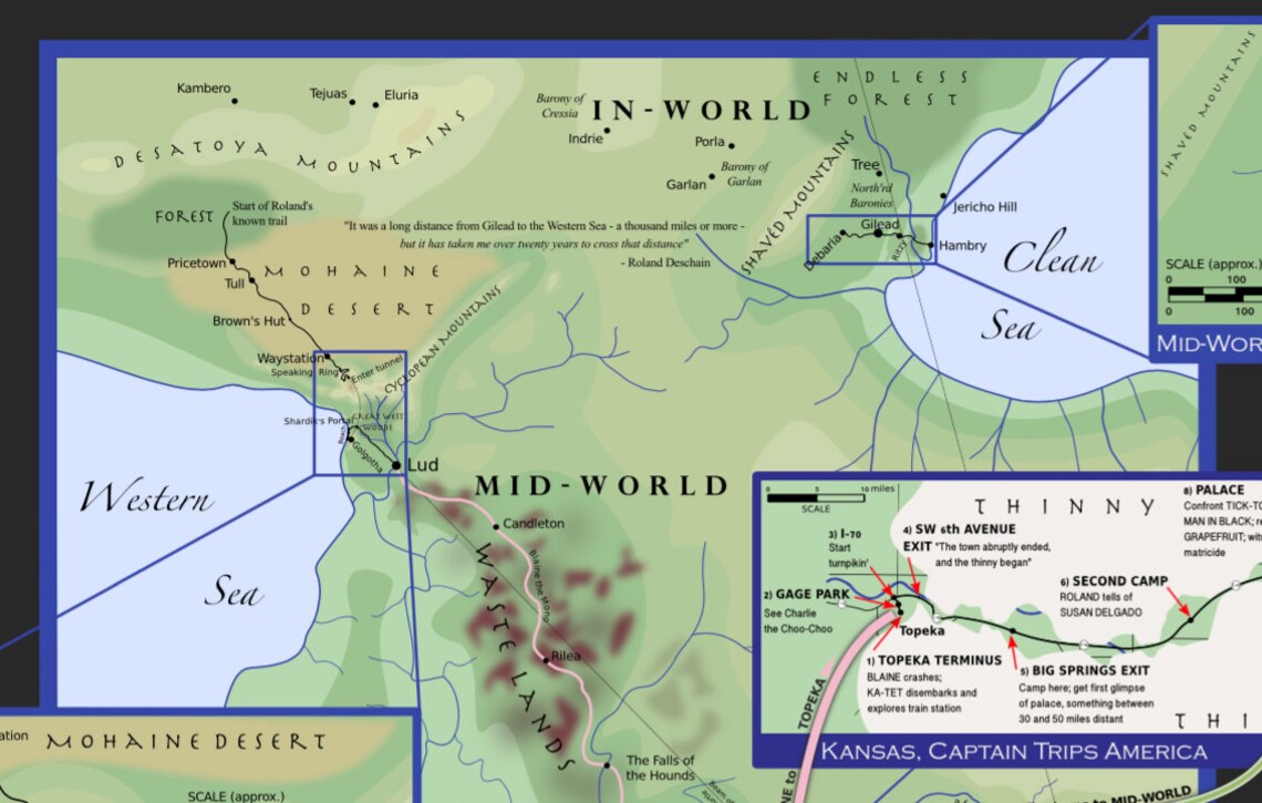 Maps of Mid-world and the Multiple Americas - High Resolution Poster - Etsy