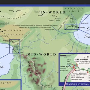 Maps of Mid-world and the Multiple Americas - High Resolution Poster - Etsy