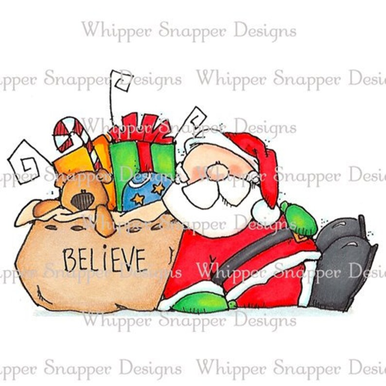 Whipper Snapper Christmas SET (three Stamps) - Etsy