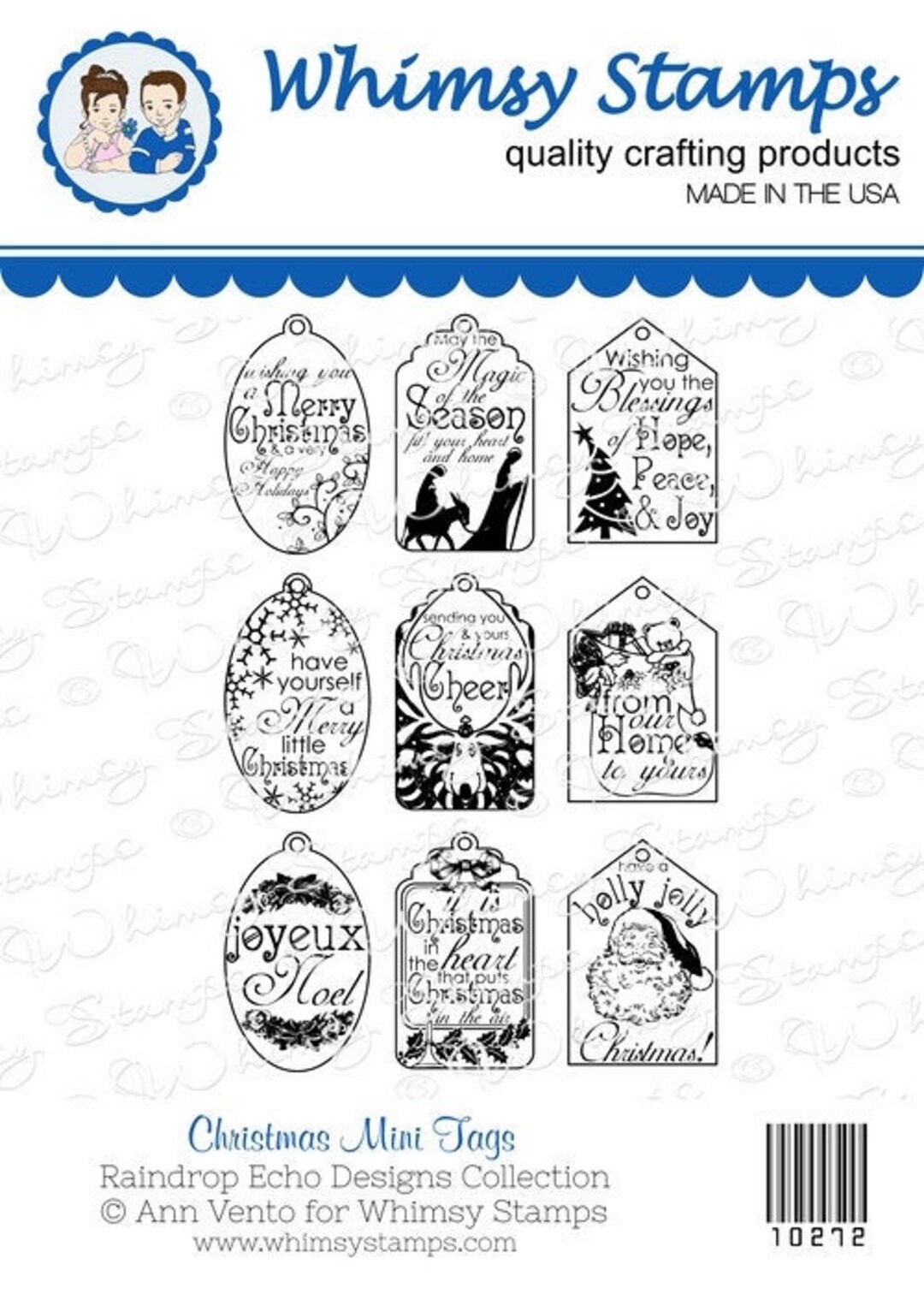 Christmas Mini Gift Tags Stamps - Etsy