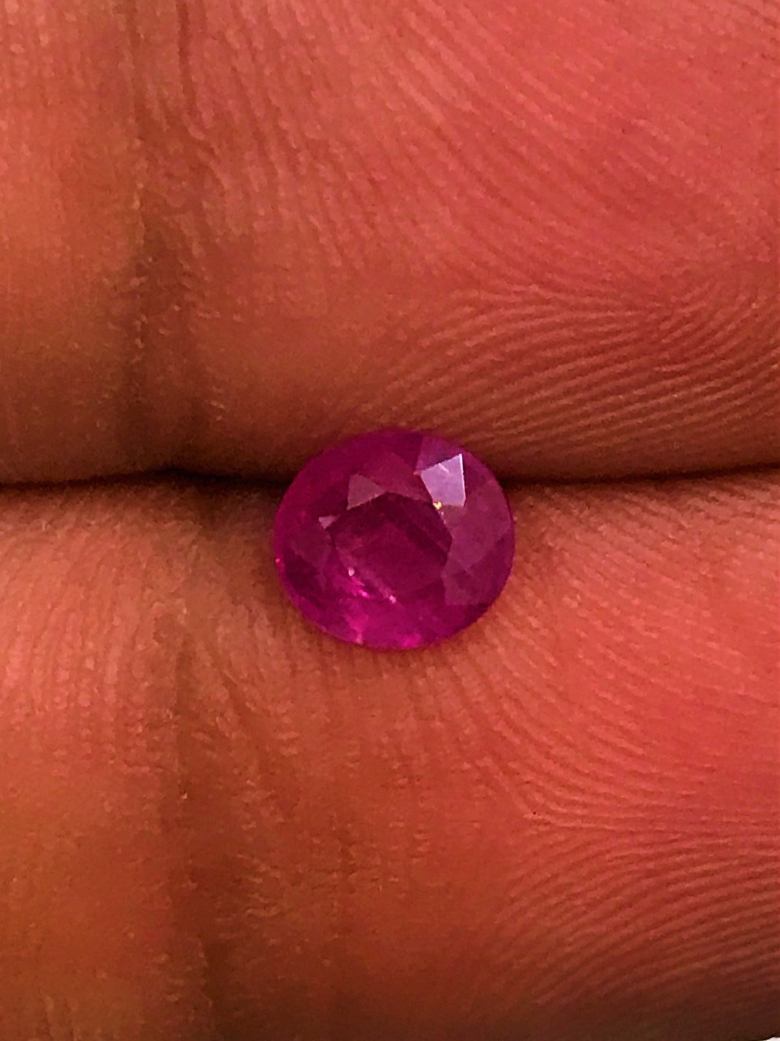 Natural BURMESE RUBY 0.71 Carats Rich Pink Red Color High Luster AAA ...