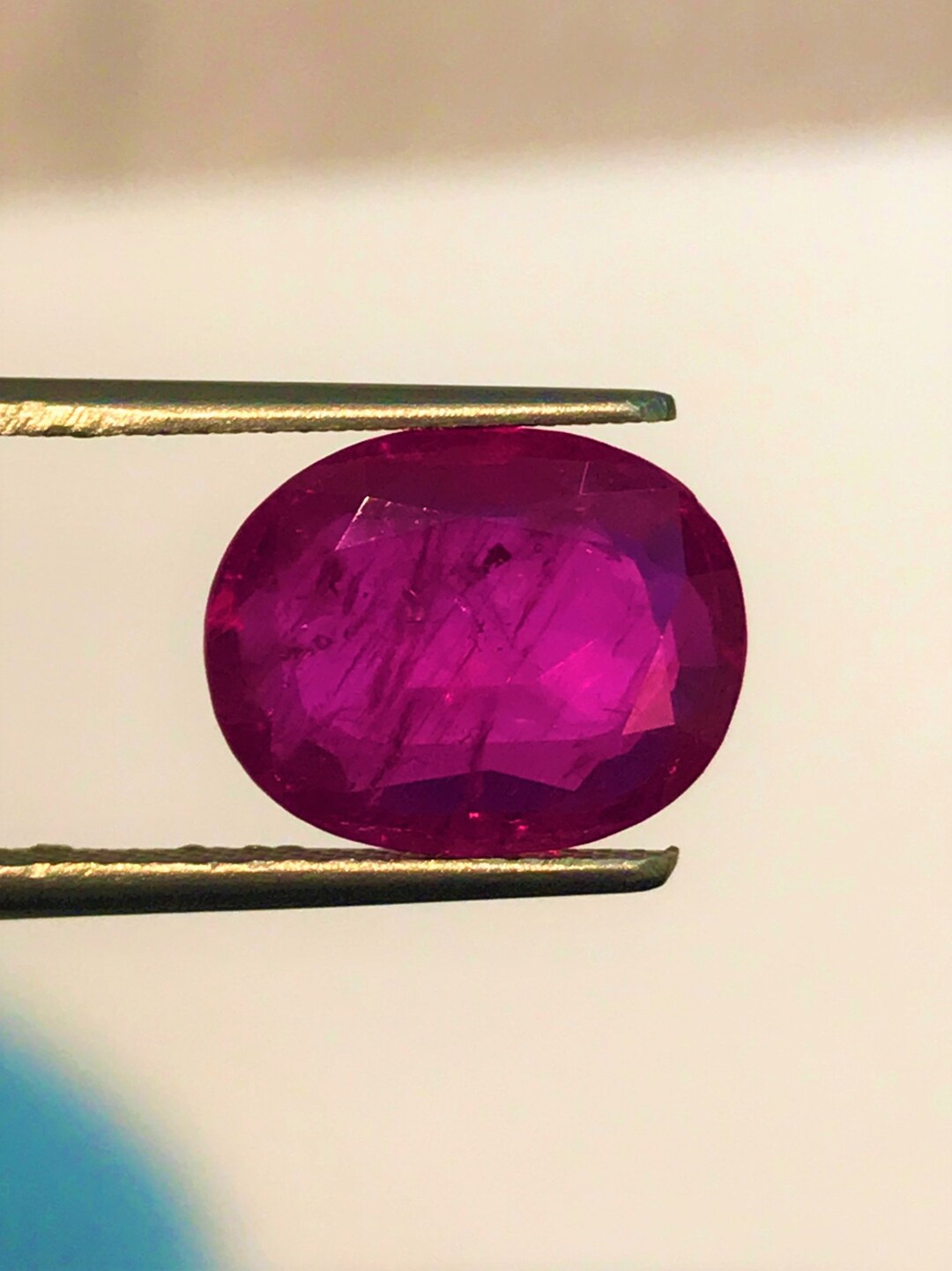 Natural BURMA RUBY | 6.27 Carats Rich Red Color Sparky Luster AAA+++ Fine Quality Natural No ...