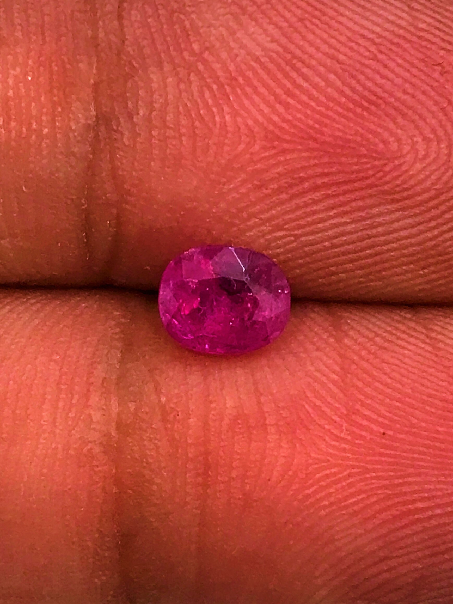 Natural BURMESE RUBY | 0.75 Carats Rich Red Color Sparky Luster AAA ...