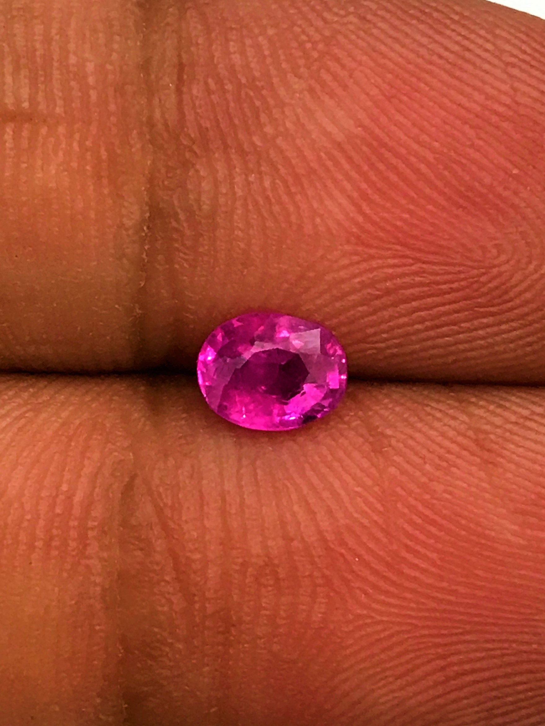Natural BURMESE RUBY | 0.61 Carats Rich Velvet Red Color High Luster ...