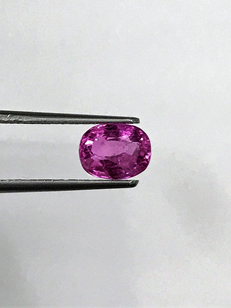Natural PINK SAPPHIRE 2.46 Carats Rich Rose Pink Color Sparky Luster ...