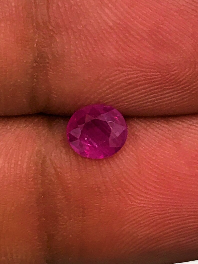 Natural BURMESE RUBY | 0.71 Carats Rich Pink Red Color High Luster AAA ...