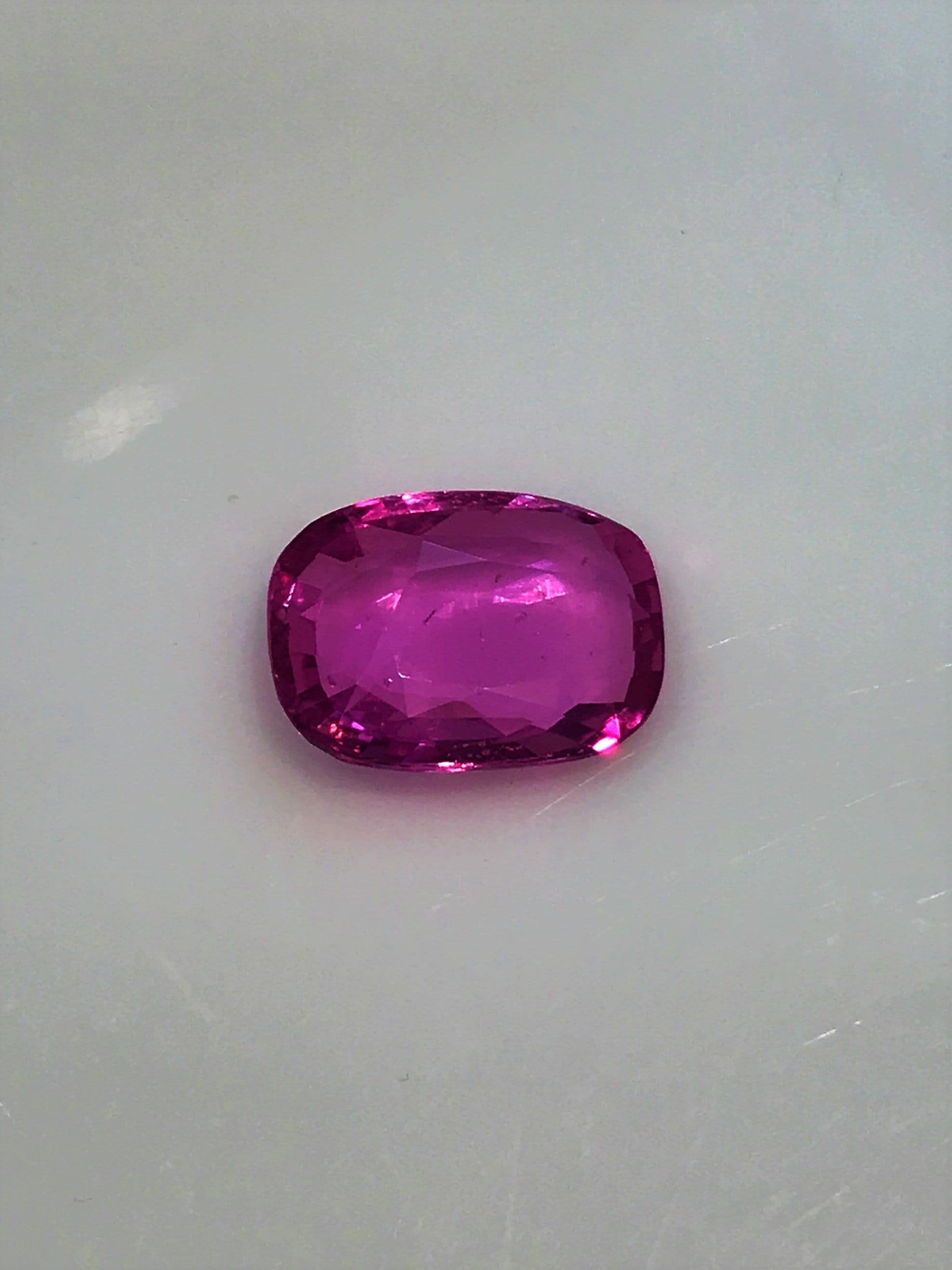 Natural PINK SAPPHIRE 4.45 Carats Rich Vivid Pink Color - Etsy