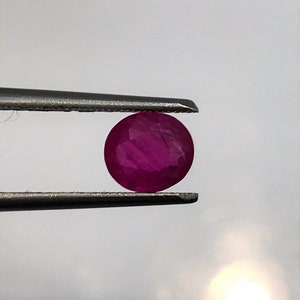 Natural BURMESE RUBY | 0.71 Carats Rich Pink Red Color High Luster AAA ...