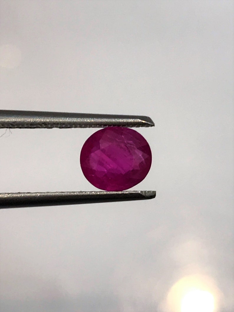 Natural BURMESE RUBY 0.71 Carats Rich Pink Red Color High Luster AAA ...