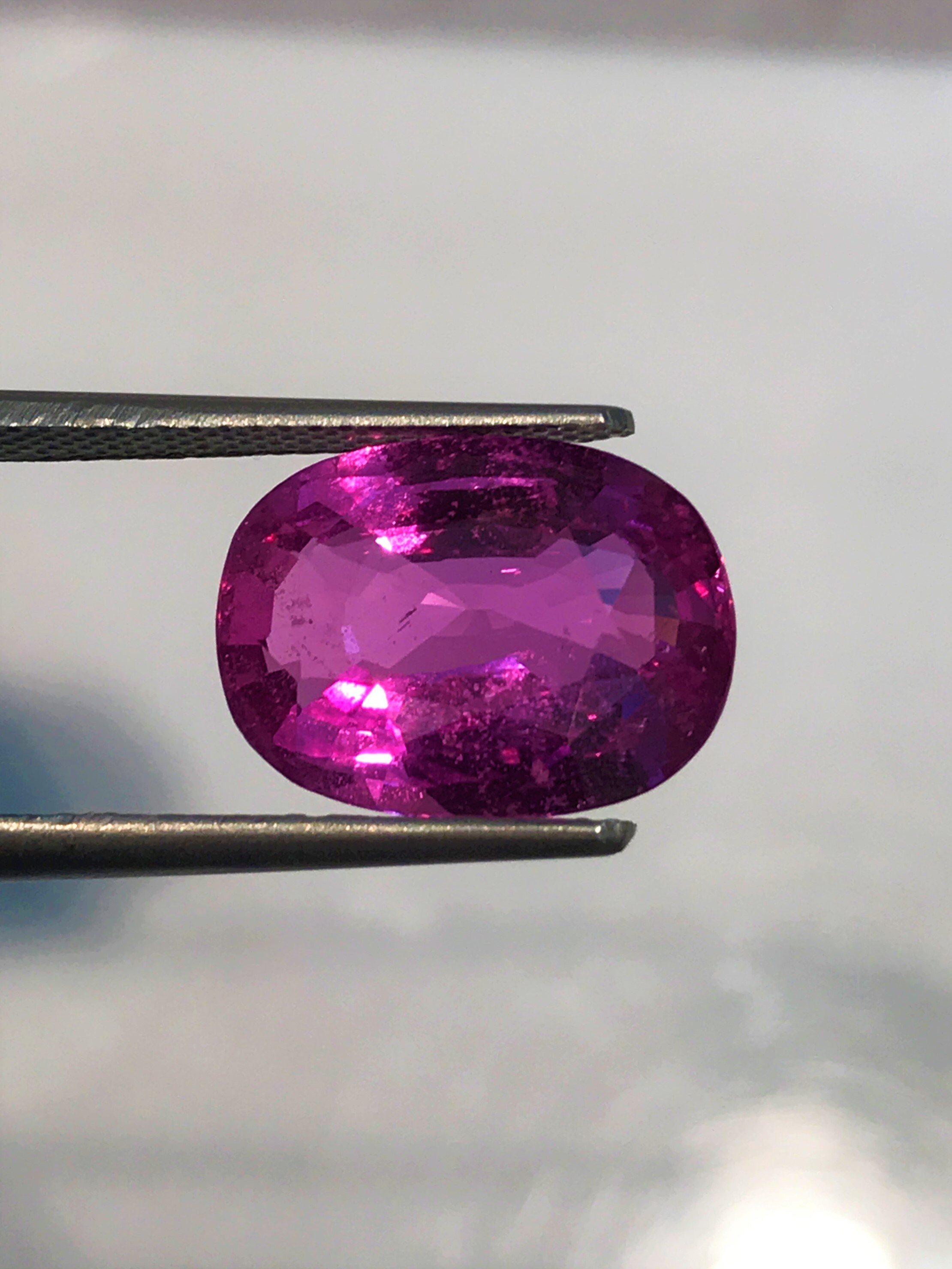 Natural No Heat RUBY | 7.00 Carats Rich Pinkish Red Color Sparky Luster ...