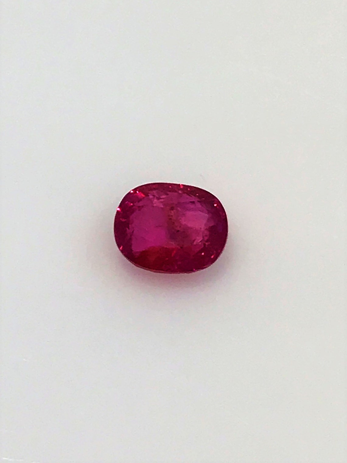 Natural BURMESE RUBY 0.93 Carats Rich Red Color Sparky Luster AAA Fine ...