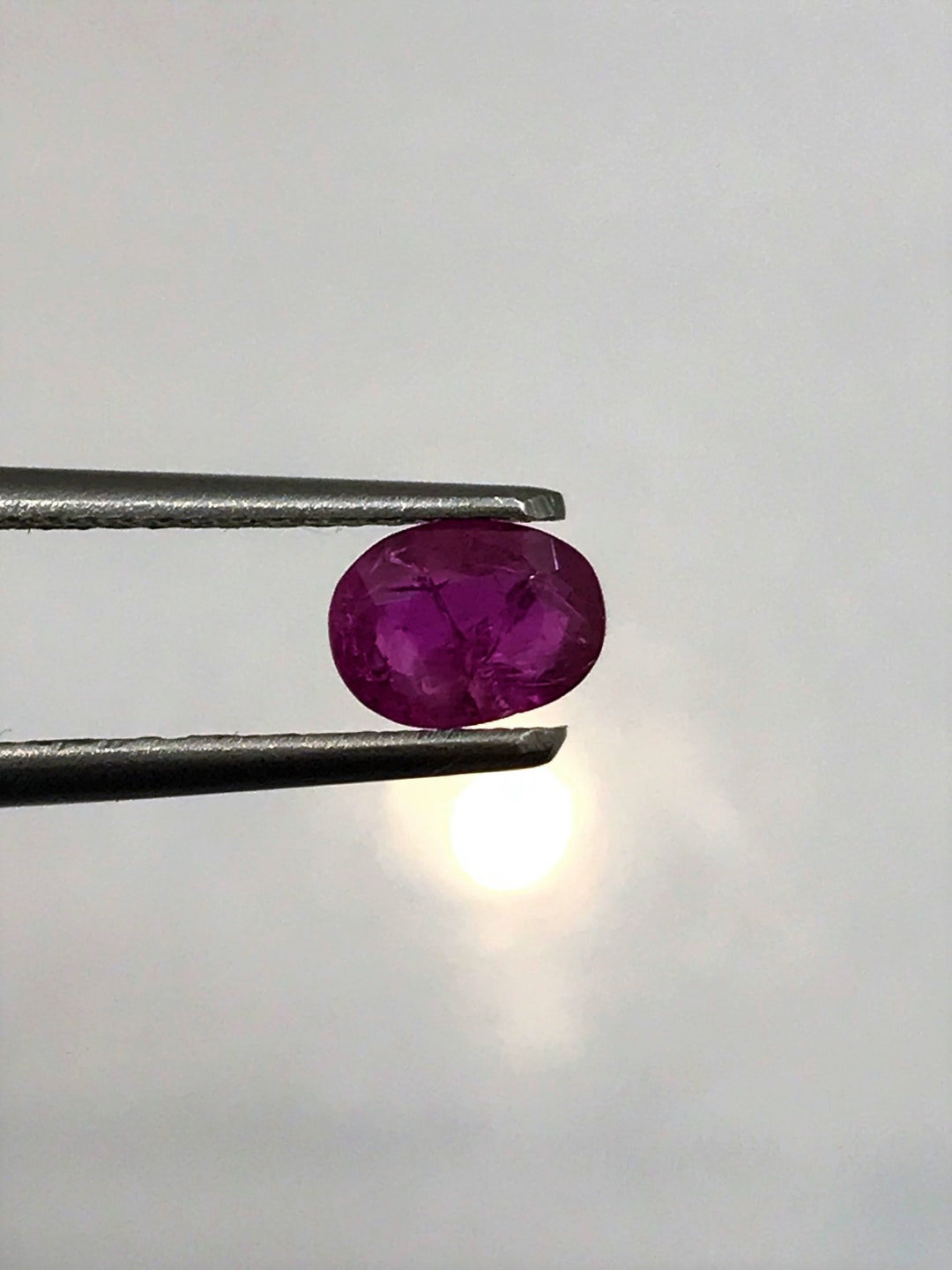 Natural BURMESE RUBY | 0.45 Carats Rich Velvety Red Color High Luster ...