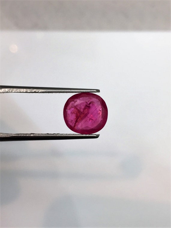 Natural BURMESE RUBY 3.48 Carats Legendary Red Color High - Etsy