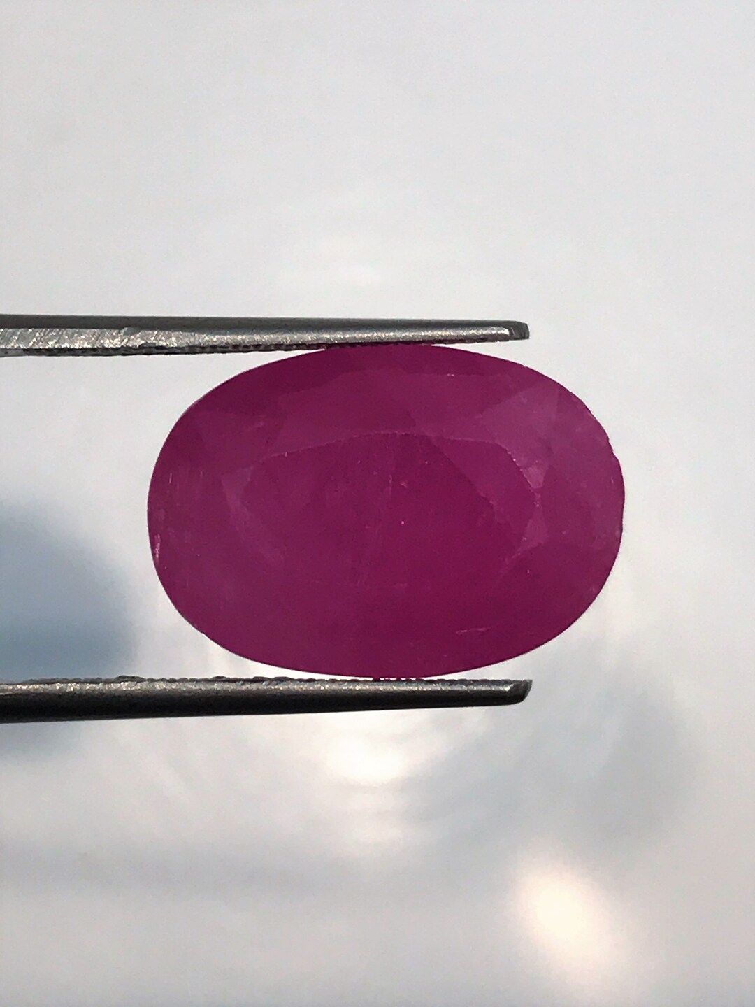 BURMA RUBY | 19.07 Carats Pinkish Red Color High Luster AAA+++ Fine ...