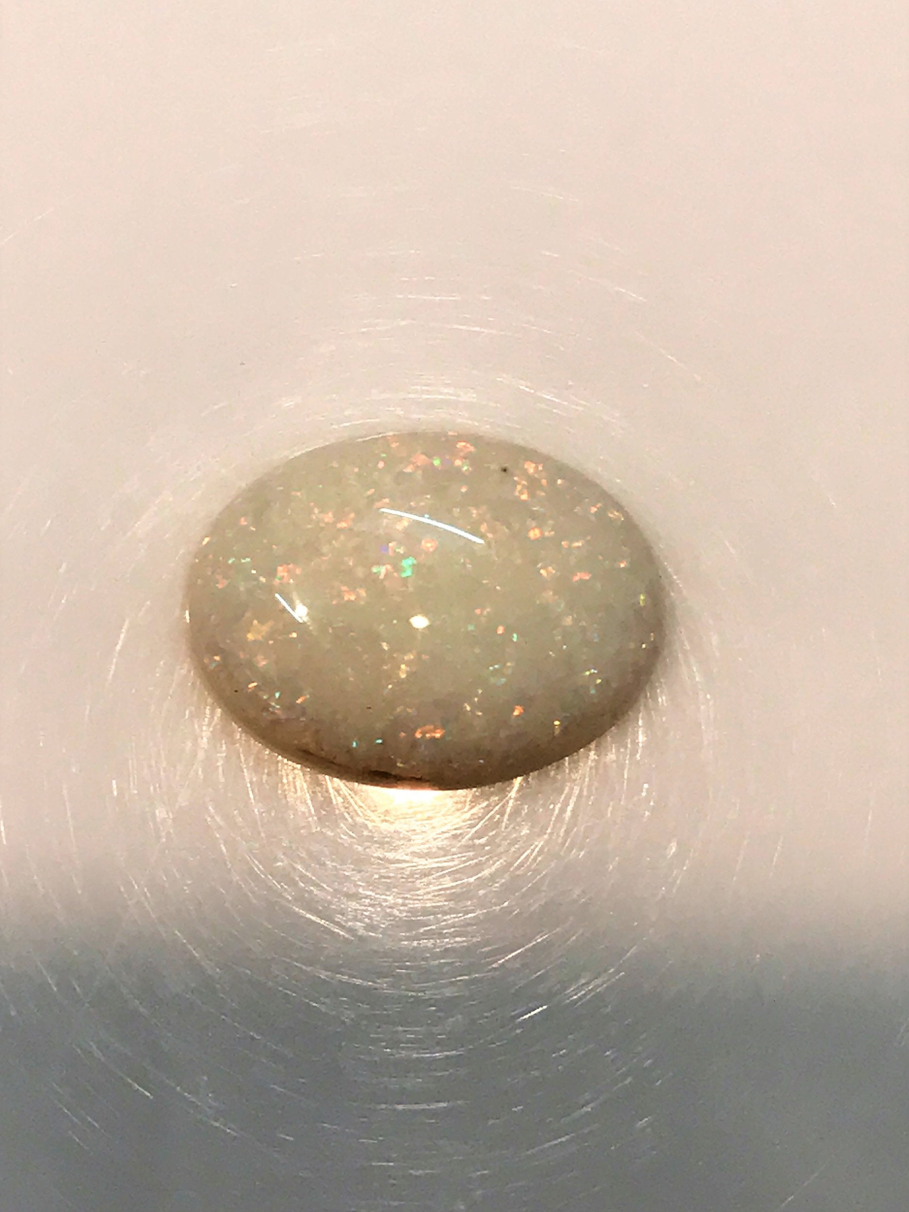Natural AUSTRALIAN OPAL | 4.97 Carats | Super Multi-color Flash | 16.00 ...