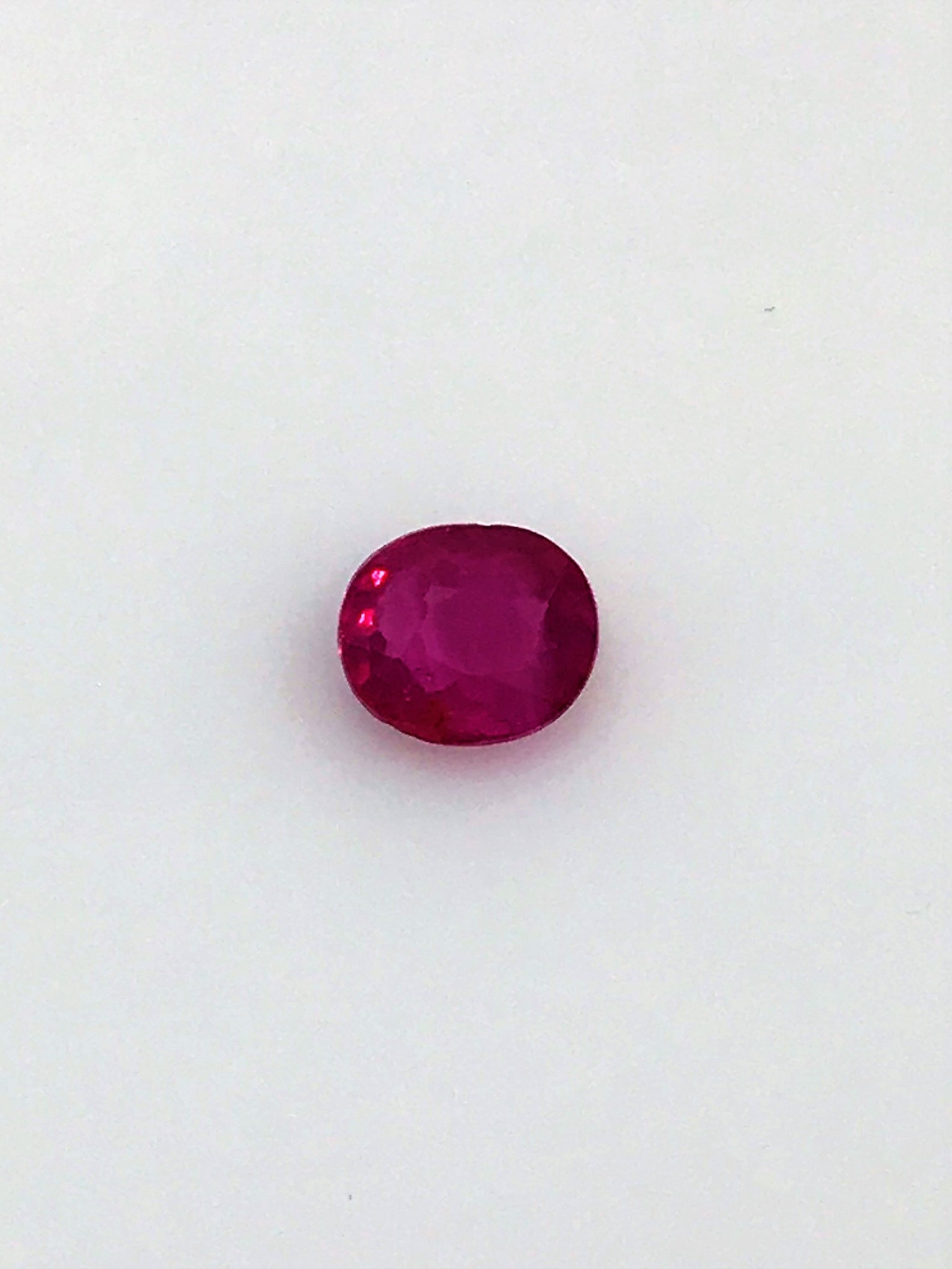 Natural BURMESE RUBY 0.57 Carats Rich Red Color Sparky Luster AAA Fine ...