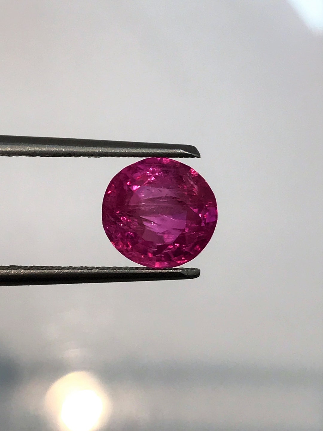 Natural BURMA RUBY | 3.08 Carats Rich Rose Pinkish Red Color Sparky ...