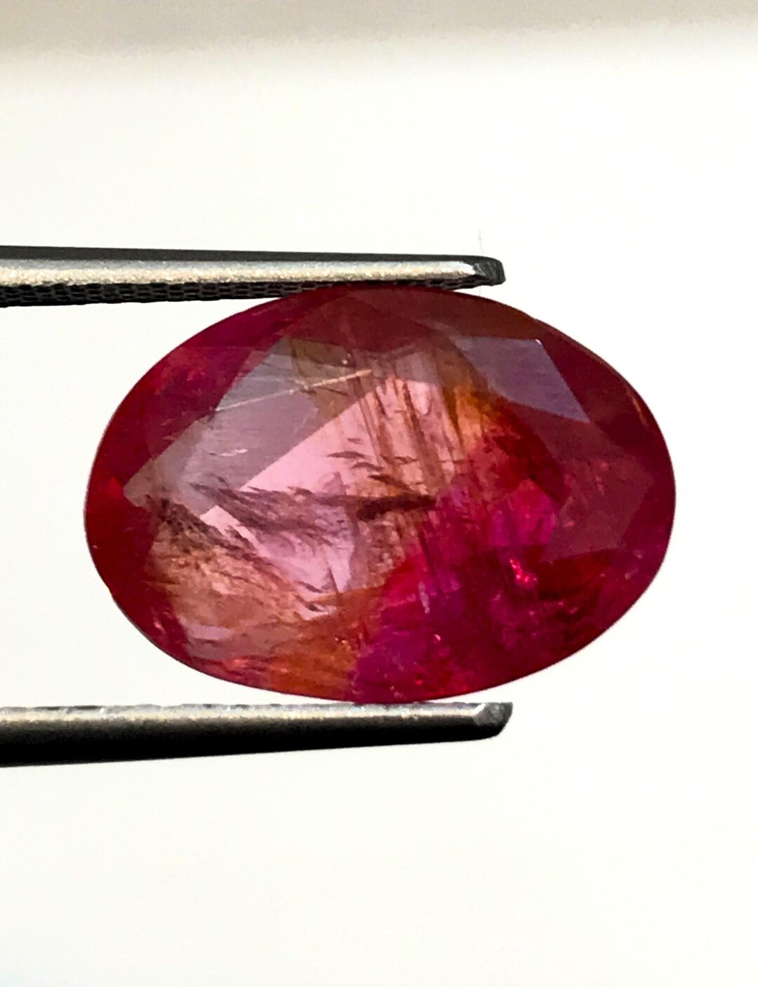 Natural BURMESE RUBY 9.27 Carats Rich Red Color Sparky Luster AAA Fine Quality Natural No Heat ...
