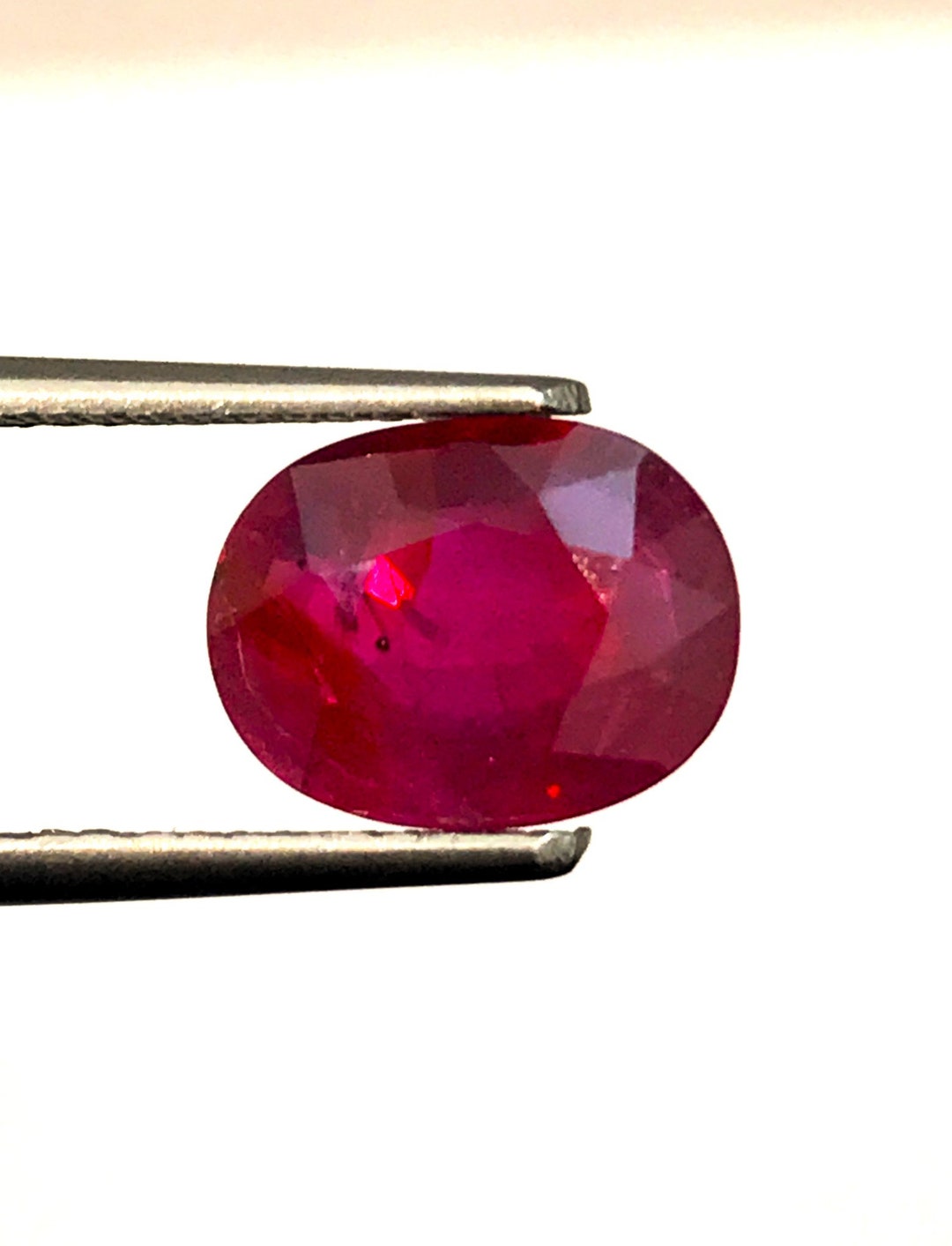 Natural MOZAMBIQUE RUBY| 2.19 Carat Rich Pigeon Blood Red Color High Luster AAA+++ Fine Quality ...