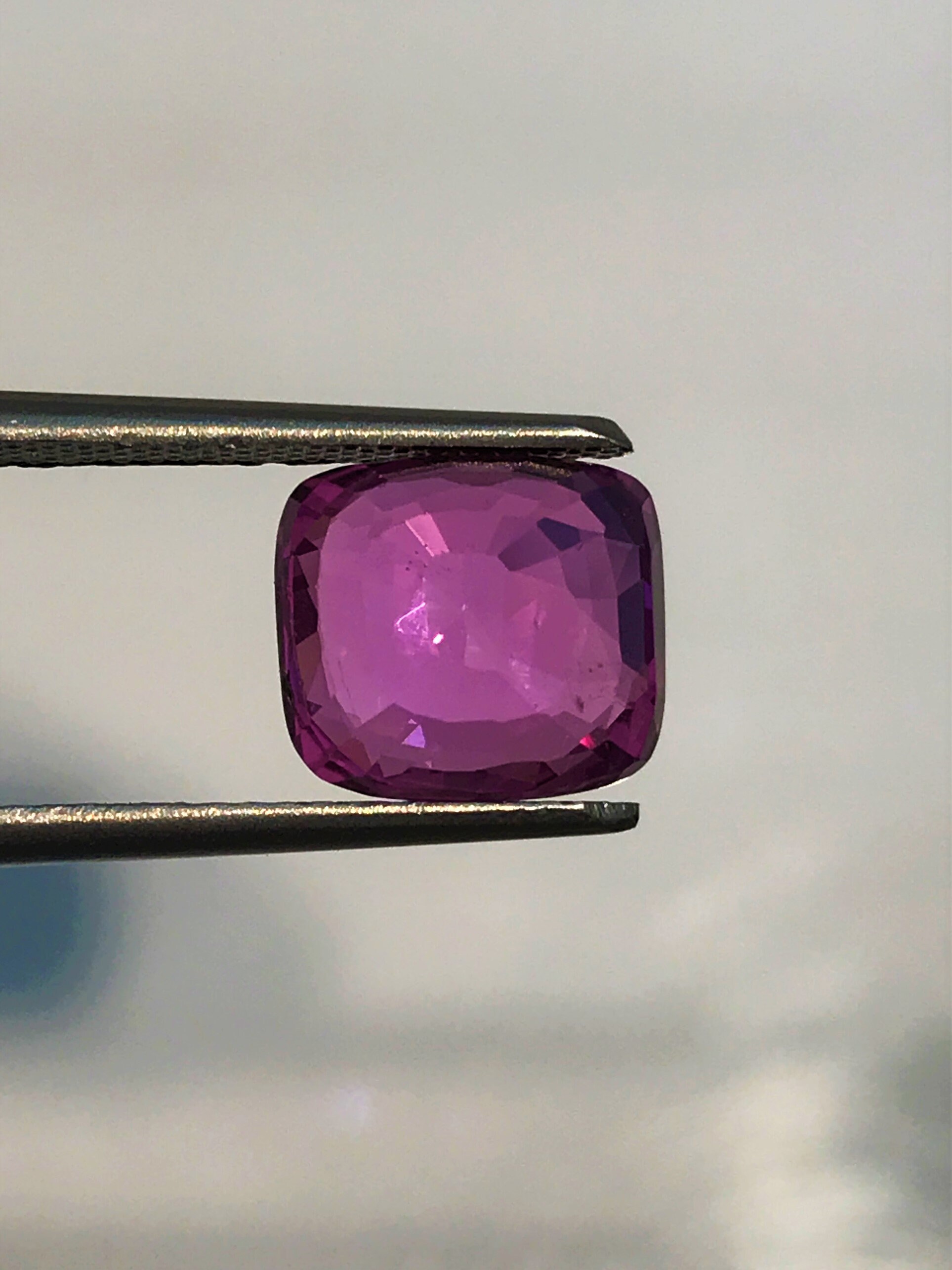 Natural PINK SAPPHIRE | 3.66 Carats Rich Neon Pink Color Sparky Luster ...
