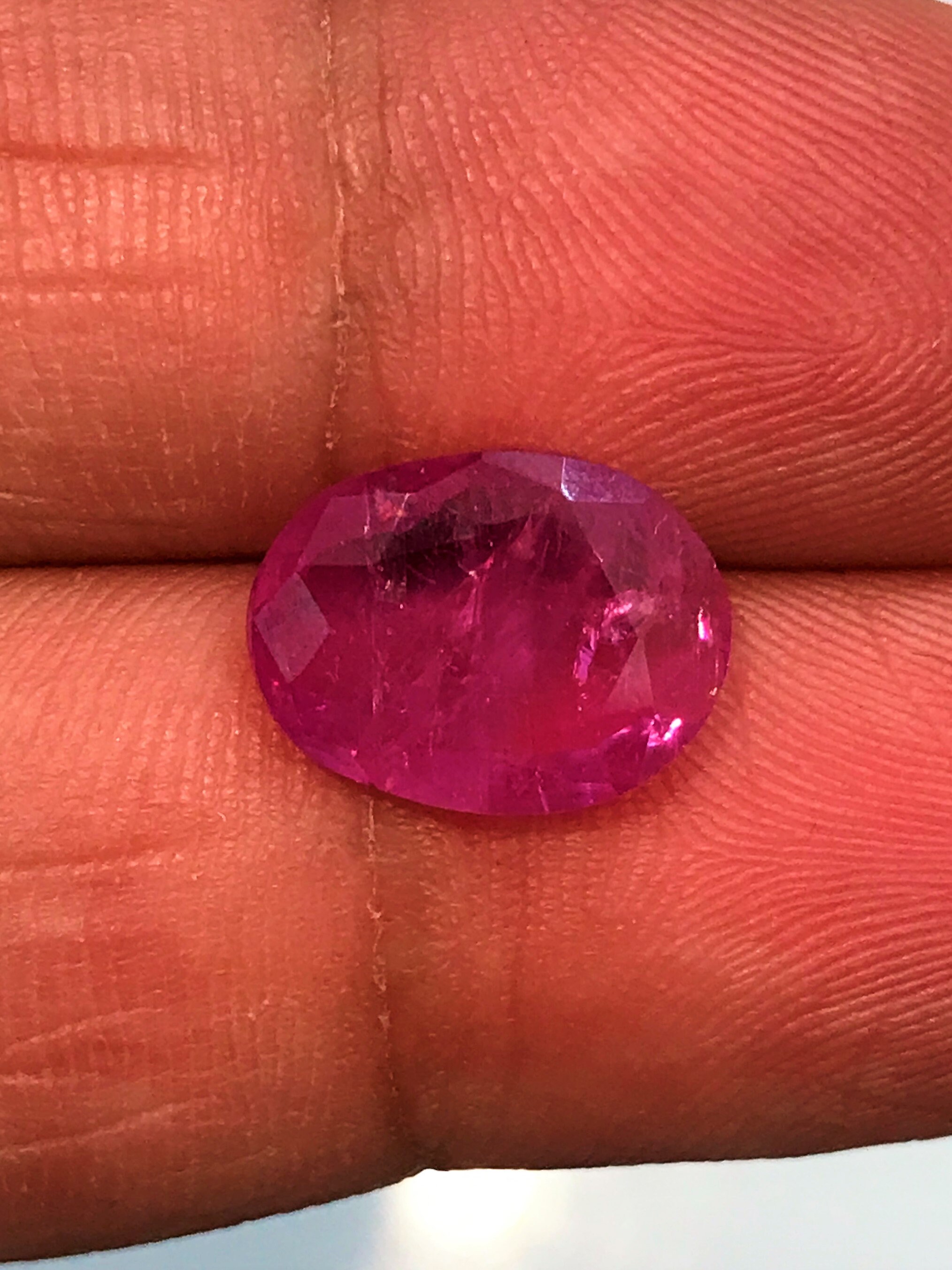 Natural BURMESE RUBY 5.17 Carats Legendary Red Color Sparky Luster AAA ...