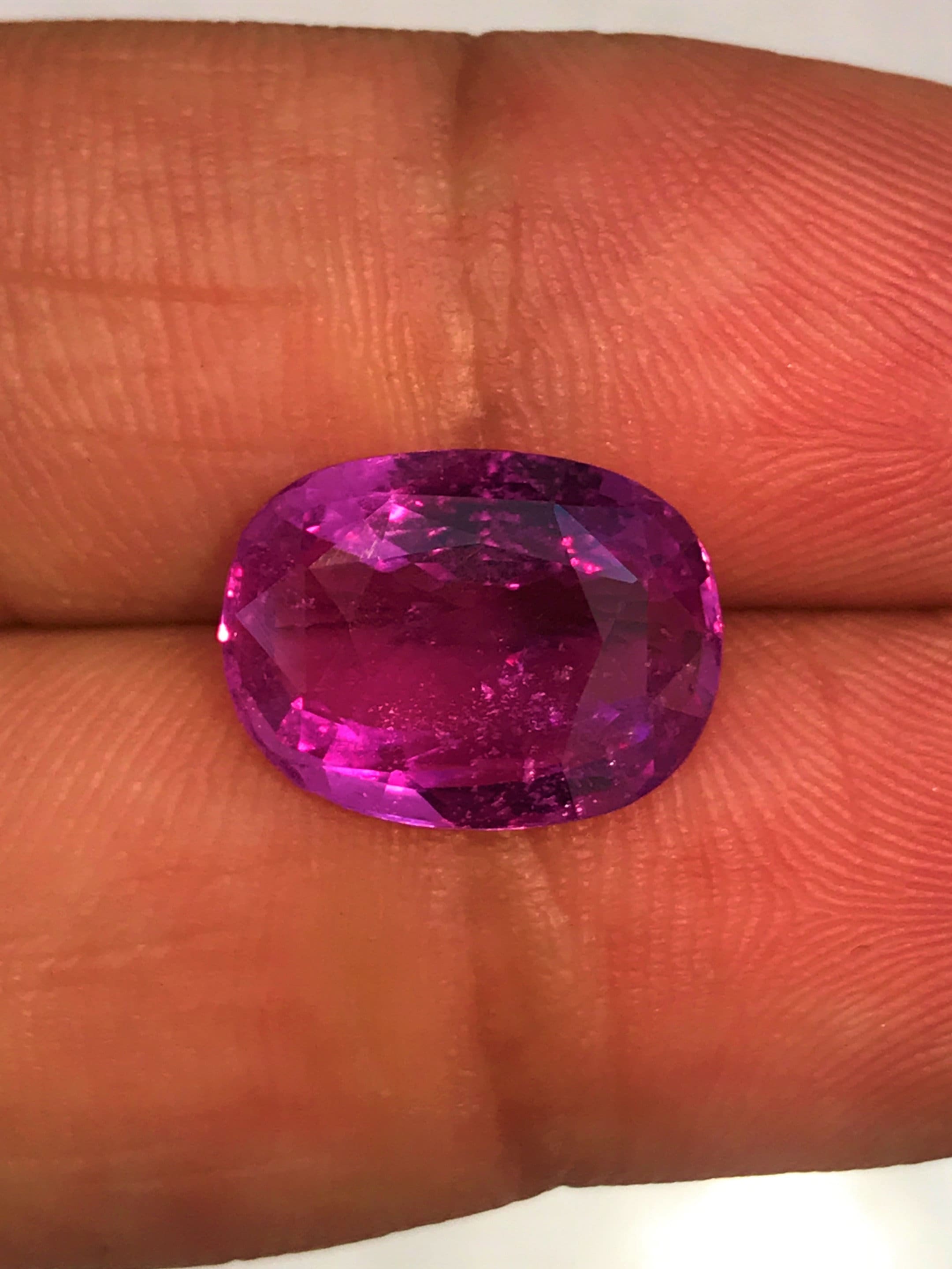 Natural No Heat RUBY 7.00 Carats Rich Pinkish Red Color - Etsy
