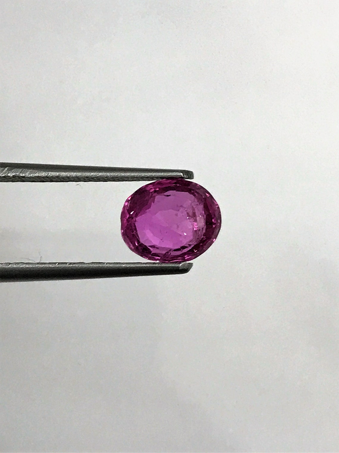 Natural PINK SAPPHIRE 2.20 Carat Vivid Pinkish Red Color Sparky Luster ...