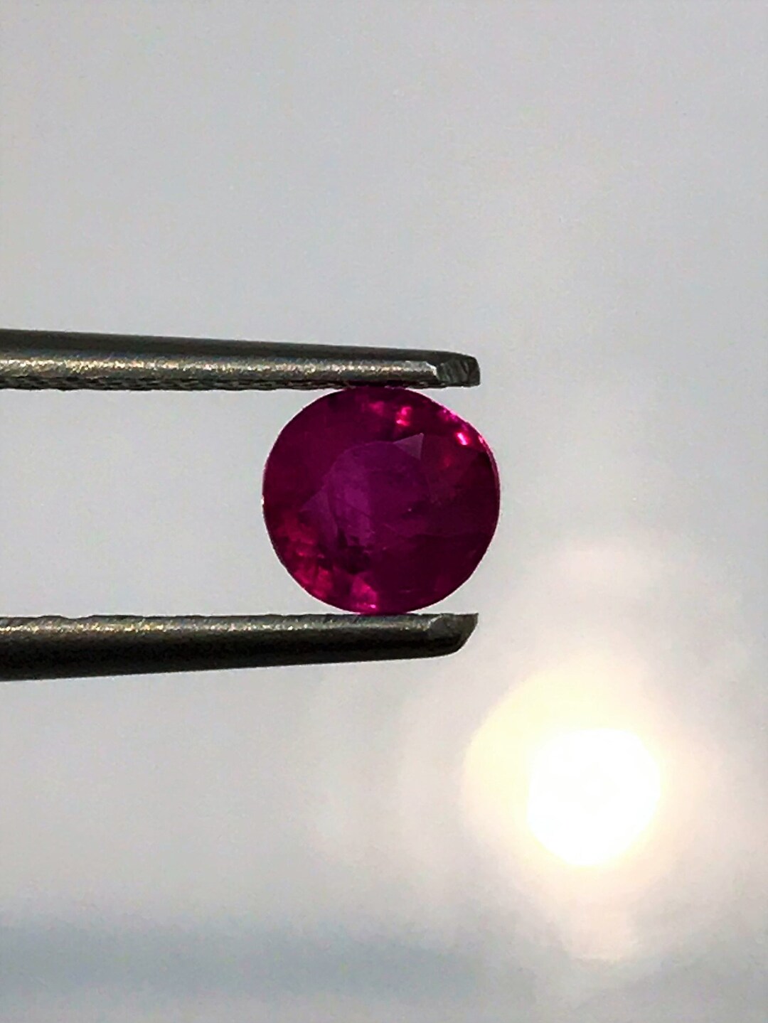 Natural BURMESE RUBY 0.74 Carats Rich Deep Red Color High Luster AAA ...