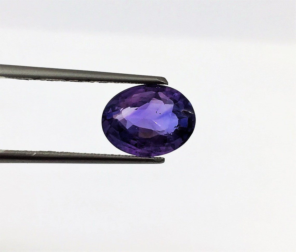 Natural LAVENDER SAPPHIRE 3.93 Carat Rich Lavender Color High - Etsy