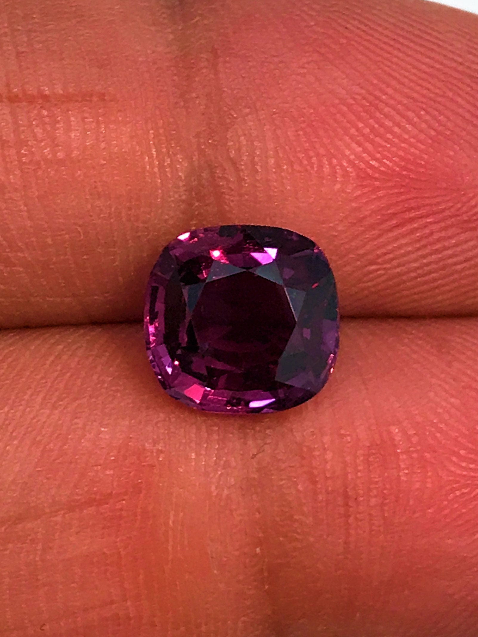 Natural PURPLE SAPPHIRE Loupe Clean 3.73 Carats Rich Purple - Etsy