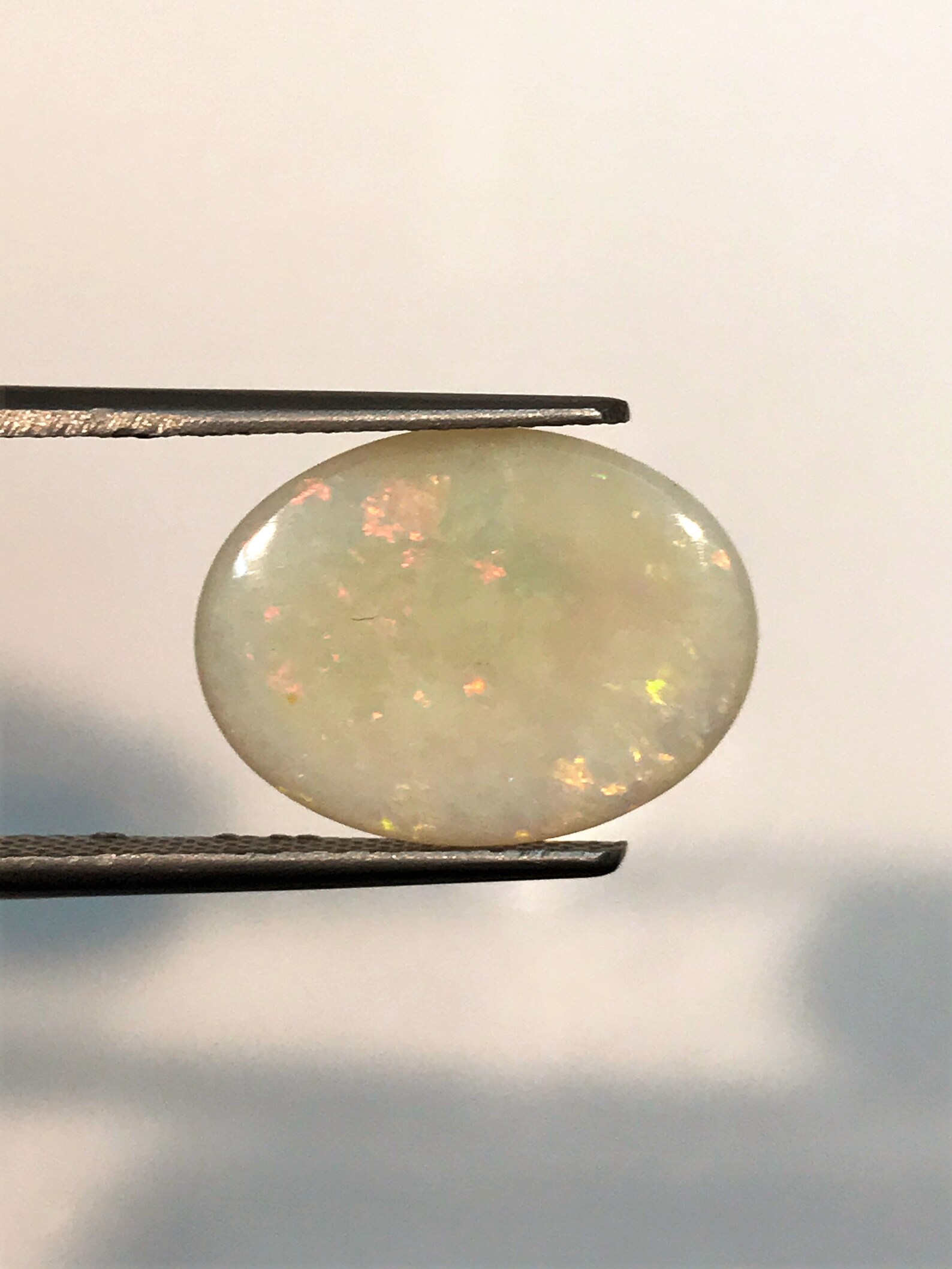 Natural AUSTRALIAN OPAL | 4.78 Carats | Super Golden Red Flash | 16.00 ...