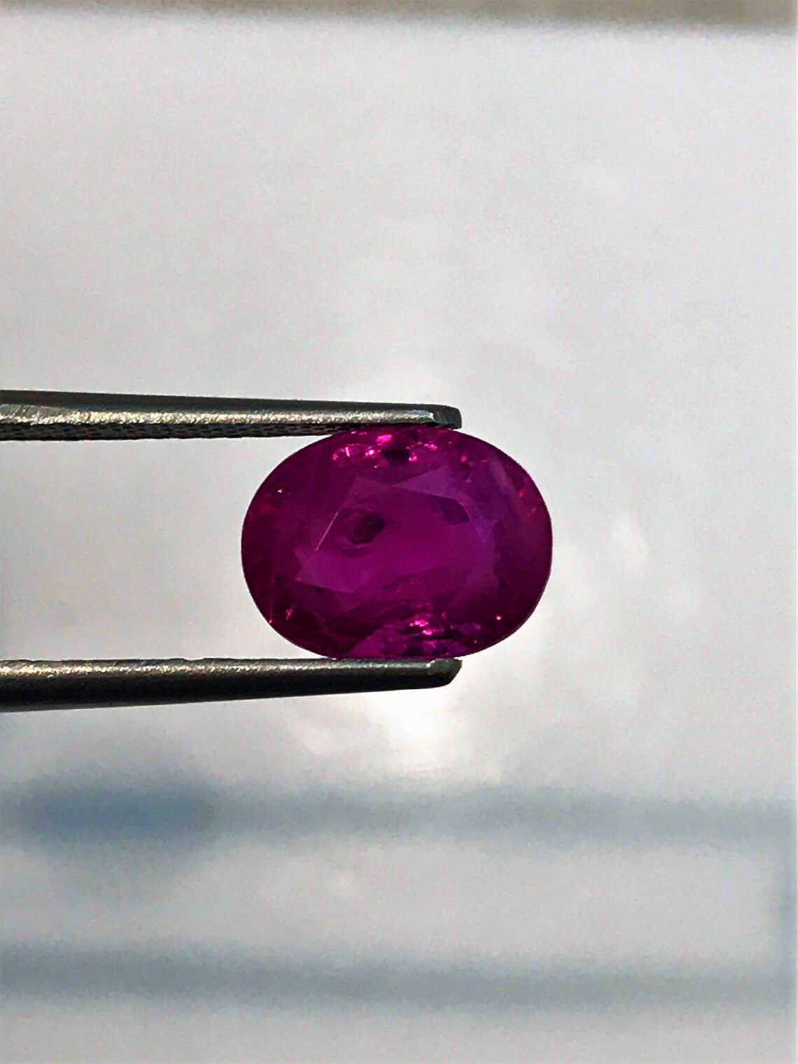 Natural BURMESE RUBY 4.02 Carats Rich Purple Red Color Sparky - Etsy