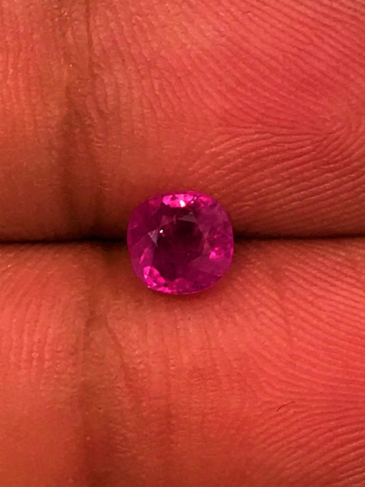 Natural BURMESE RUBY 0.98 Carats Rich Pink Red Color Sparky Luster AAA ...